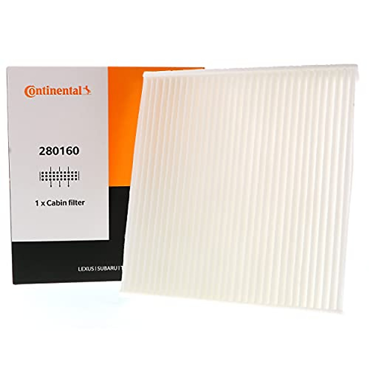 Continental 280160 Original Equipment Quality Cabin Air Filter
