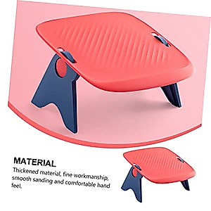 Alipis Shoe Shelf 1 PC Novel Rack Shoes Creative Storage Space-Saving Shoe Clo Red Plastic Organizer Shelf Stand No Blue Racks Organization Space Slots Thickened Holder Stacker Require Shoe Cabinet