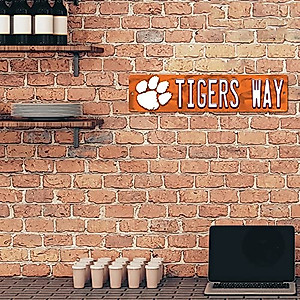 Rico Industries NCAA Ohio State Buckeyes Grey 4" X 17" Plastic Street Sign