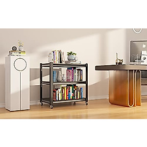 Fesbos Shelves Metal Garage Storage Shelves for Garage Storage, Adjustable Metal Shelves for Storage Shelving, 3-Tier Metal Heavy Duty Shelving, Industrial Storage Racks