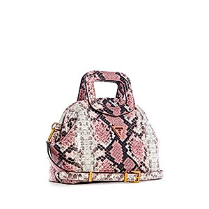 GUESS US Errin Snakeskin Small Frame Satchel