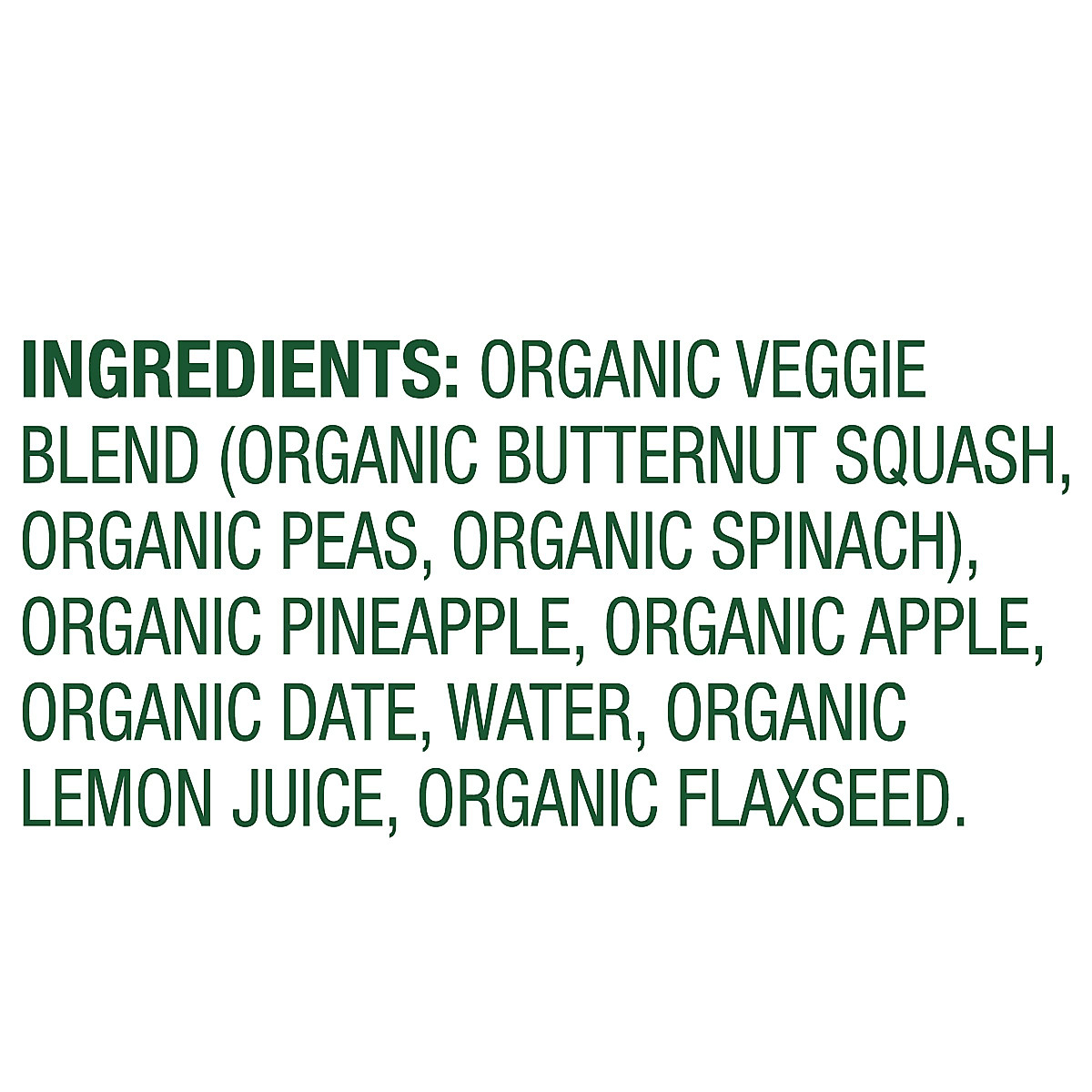 Sprout Organic Baby Food, Stage 4 Toddler Pouches, Green Veggie Power Pack, 4 Oz, Pack of 12