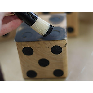 Barn Star Yardzee Dice Stencil Kit, Outdoor Dice Yard Game - Reusable - Giant Wood Dice