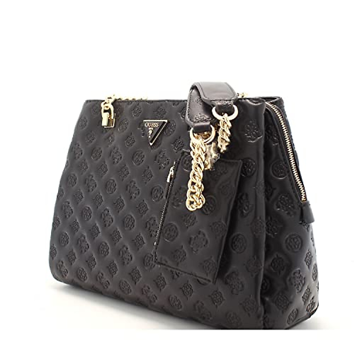 GUESS La Femme Girlfriend Shoulder Satchel, Black