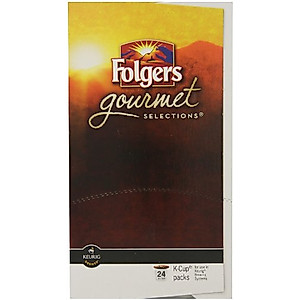 Folgers Gourmet Selections K-Cup Single Cup for Keurig Brewers, Caramel Drizzle, 24 Count