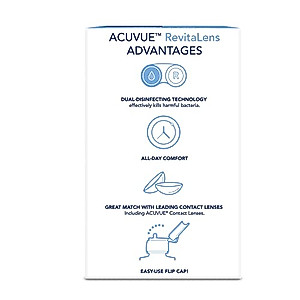 ACUVUE® RevitaLens Multi-Purpose Disinfecting Solution, 4 oz. (Pack of 4)