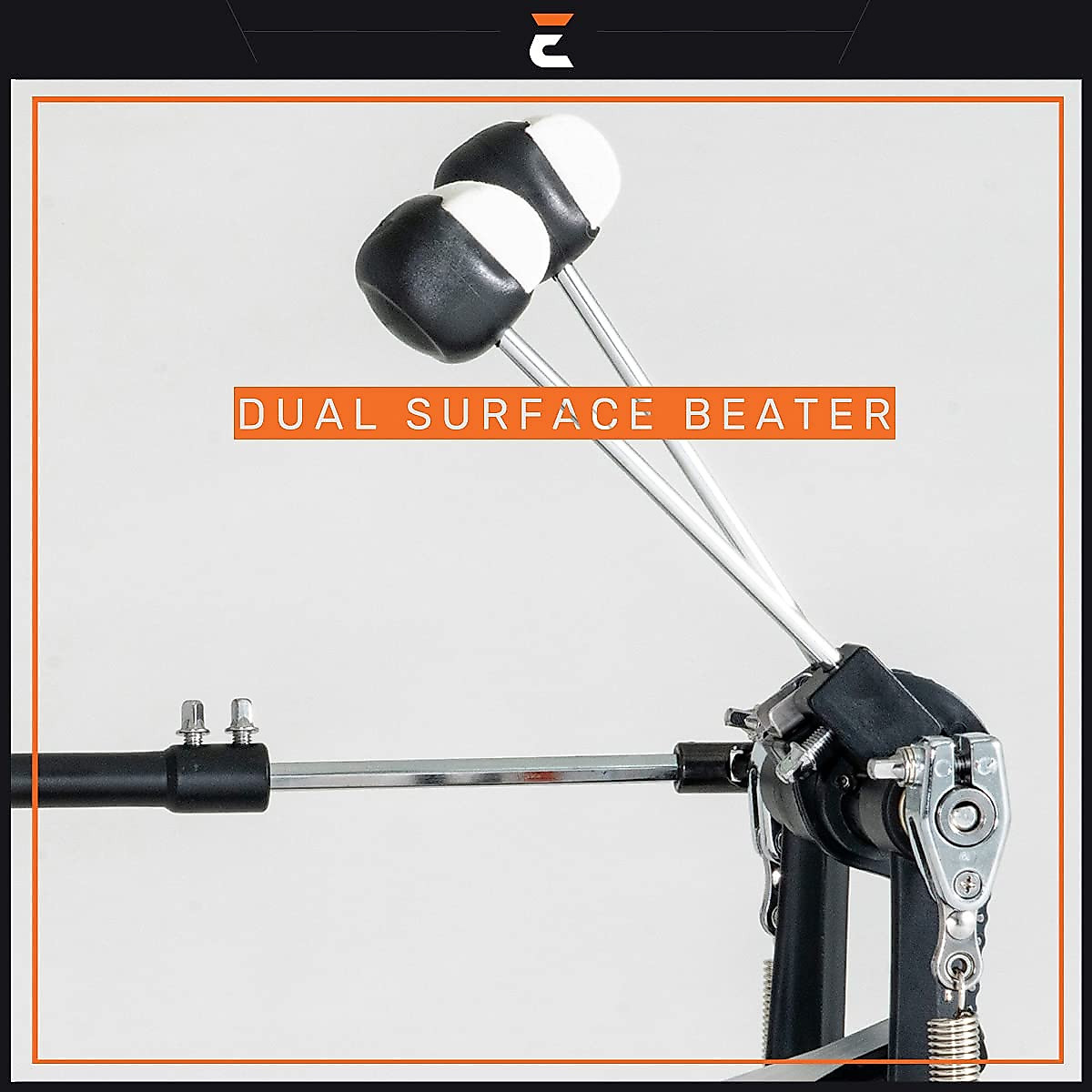 Premium Double Bass Drum Pedal, Edge Hardware Design (EHWD) PE1D