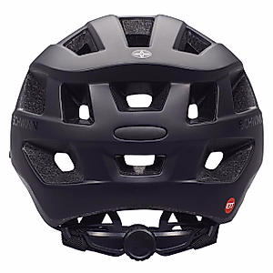 Schwinn Halcyon ERT Bike Helmet for Youth Boys Girls, Ages 8 to 14, Can Fit Head Circumference 54-58 cm, 19 Vents, Removeable Visor, Adjustable Fit, Medium Black
