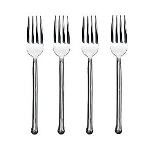 Gourmet Settings Exotique Platinum 18/10 Stainless Dinner Fork (Set of Four)