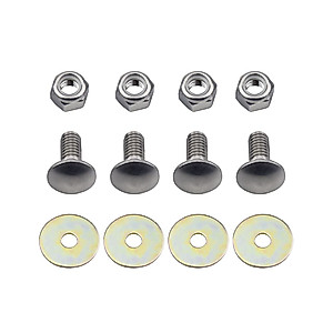 KINTLE 490-241-0038 Universal Rolling Skid Shoes Compatible with MTD/Crafstman Two & Three Stage Snow Blower, Fits for 31AH64EG700, 31AH64FG700, 31AH64FG795 and More, Black