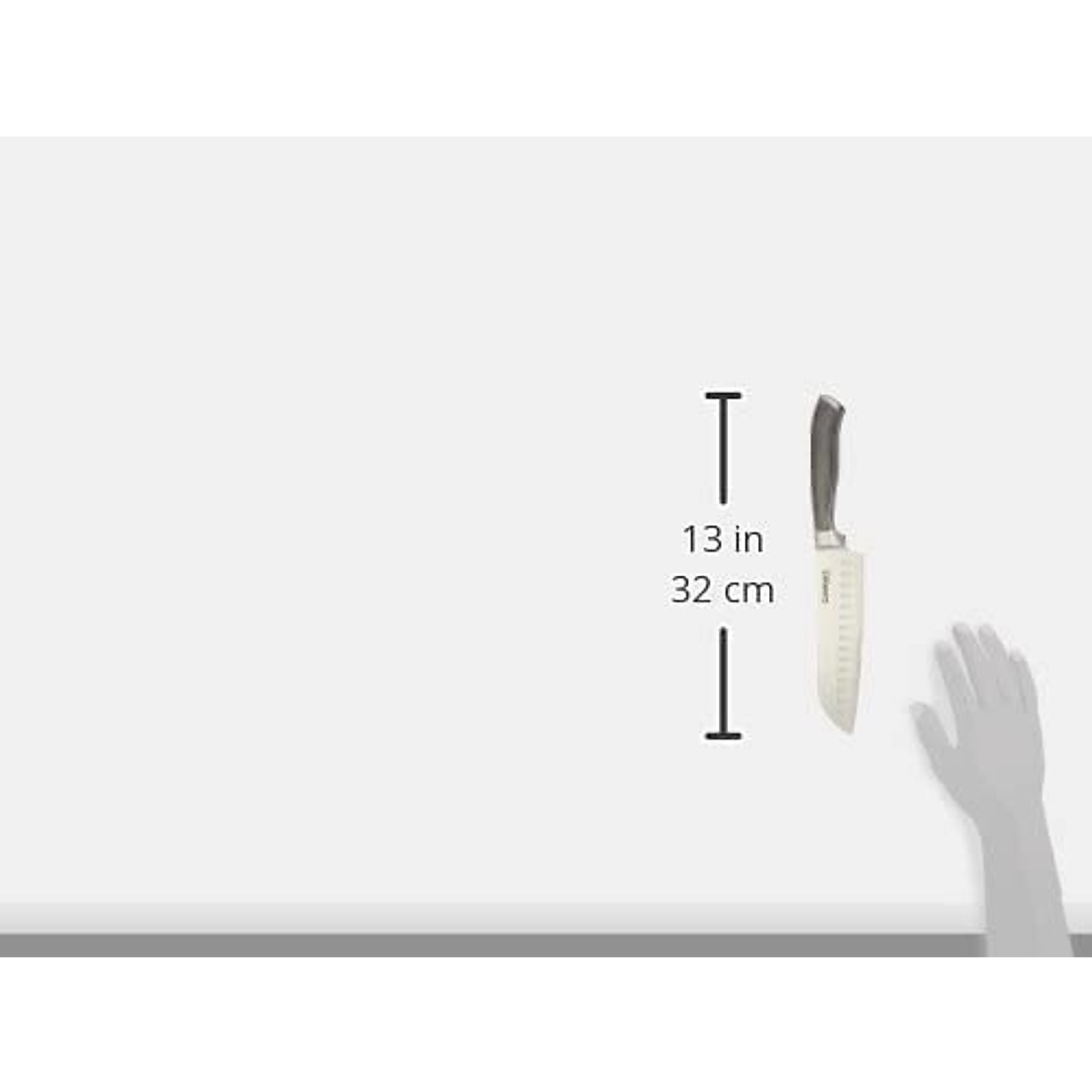 Cuisinart C77SS-7SAN Graphix Collection Santoku Knife, 7", Stainless Steel