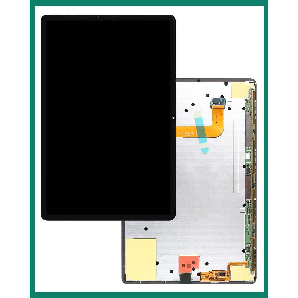 for Galaxy Tab S7+ Screen for Galaxy Tab S7 Plus LCD Replacement for Galaxy Tab S7 Plus Display for Tab S7 Plus Digitizer for SM-T970 Screen Touch Assembly Repair Tools