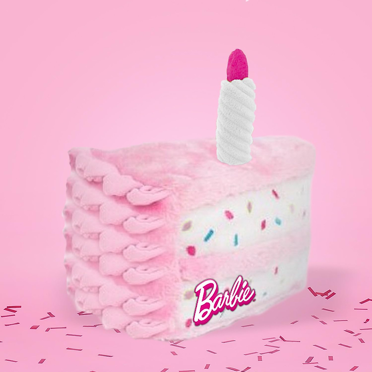 Barbie Birthday Party Gift Set - Tin Box, Tin Pencil Case, Stickers, Birthday Necklace, Plush, and Birthday Hat