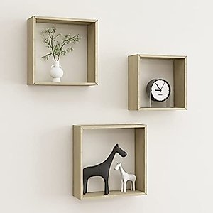 YAFF Wall Cube Shelves 3 pcs Sonoma Oak (6.27lbs)