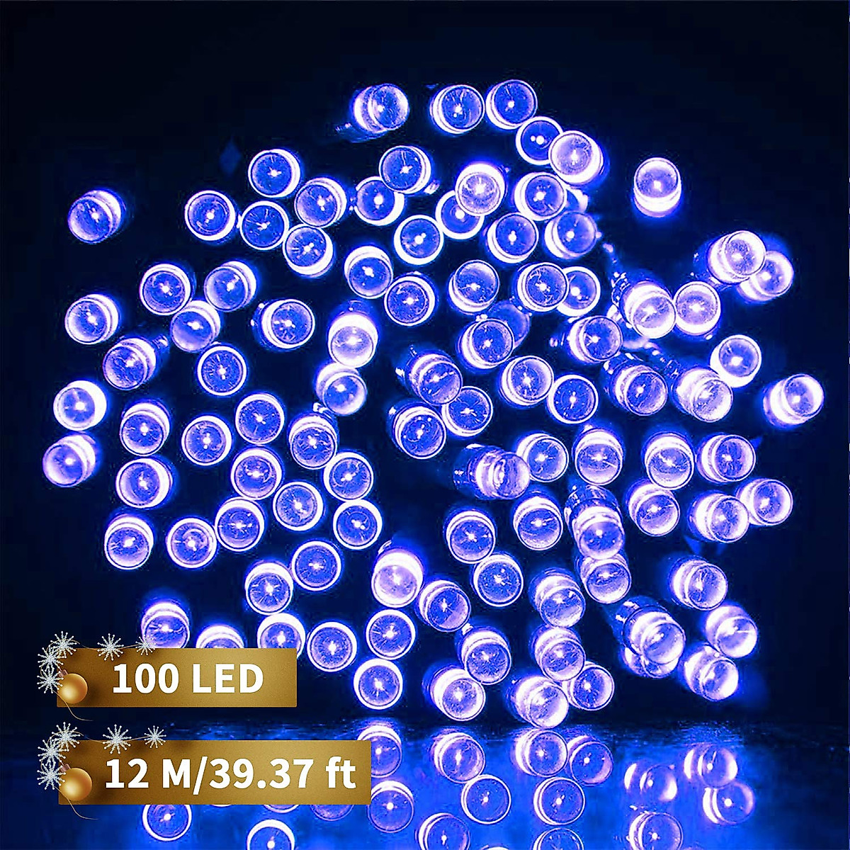 Liwarace Chiristmas Decortions Solar Lights Outdoor Solar Neon Light RGB 12m 100 Led String Lamp Festival Deco for Wall Yard Garden Porch Home Fence Lights Landscape Lighting Pond Pool Outdoor Decoration