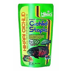 Hikari 2-Ounce Cichlid Staple Floating Pellets for Pets, Medium