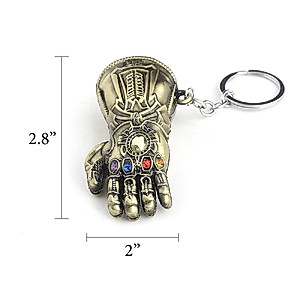 VNFLY Glove Keychain Bottle Opener, Beer Gifts Bottle Opener for Men, Husband, Dad, Grandpa, Boyfriend (Bronze)