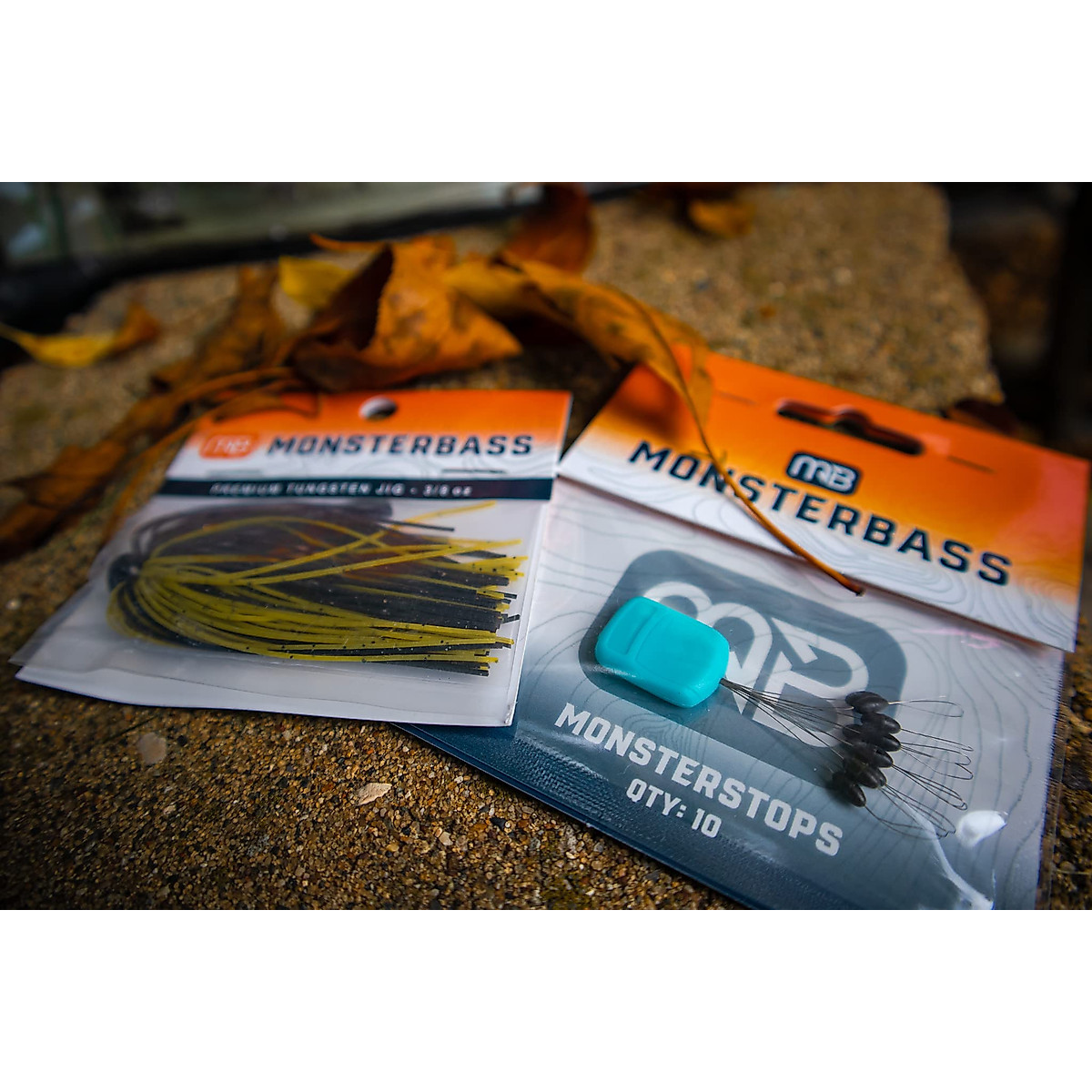 MONSTERBASS Gold Series Box Filled with Premier Bass Fishing Lures & Tackle (5+ Baits with Bonus Items). Excellent Bass Fishing Kit to Upgrade Your Bass Fishing Tackle Setup