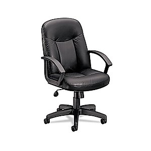 BSXVL601ST11 - Basyx VL601 Series Leather Mid-Back Swivel/Tilt Chair