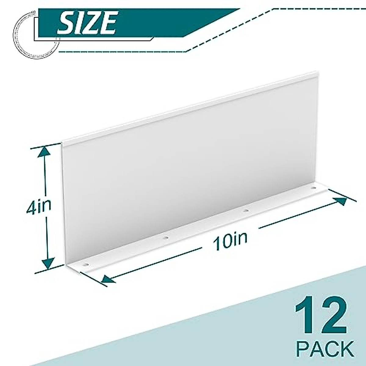 Daisypower 8 Pack Gutter Valley Splash Guards,Rainwater Roof Rain Diverter Downspout Gutter Guards for House Shingle Straight Roofs Corner,10 Inch Each