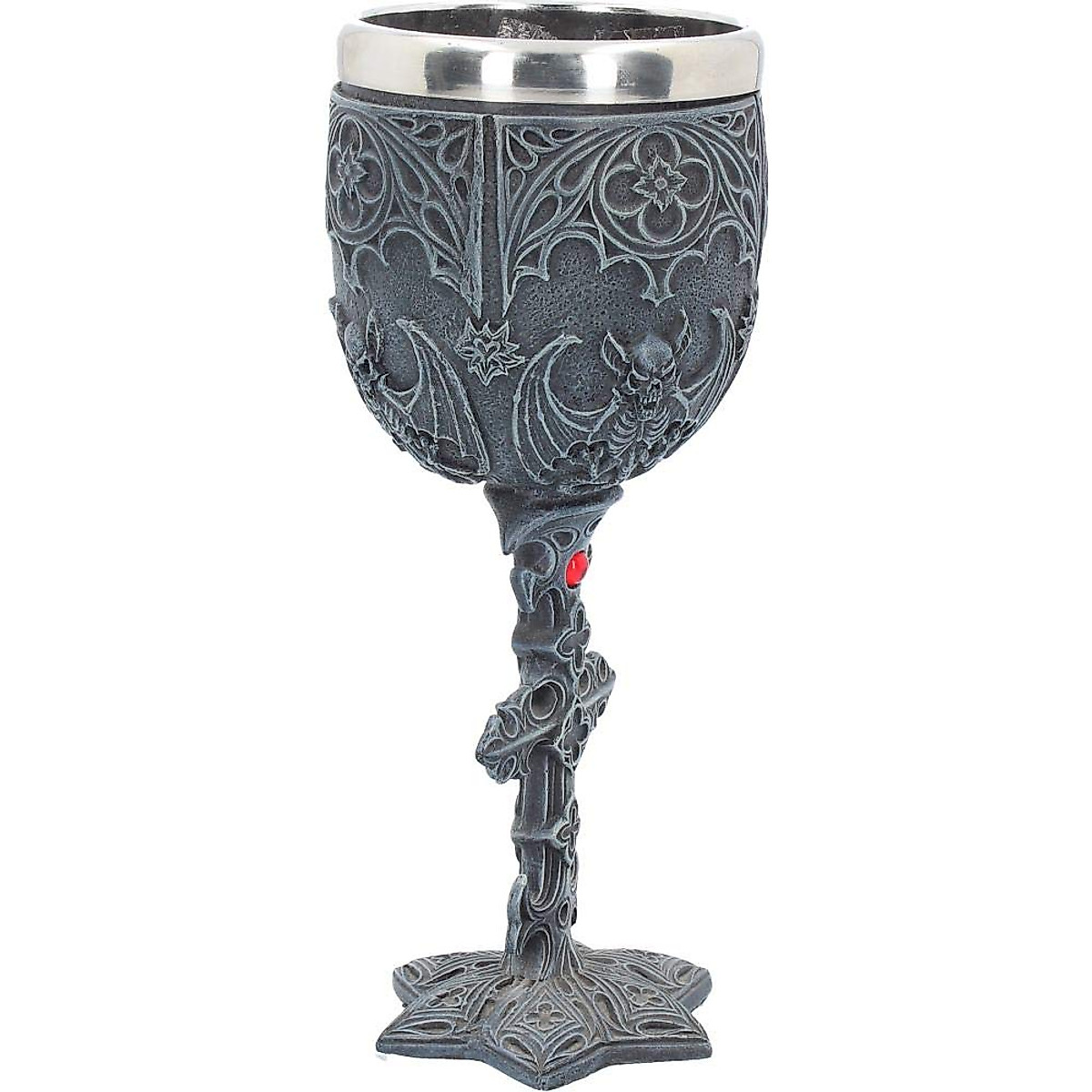 Nemesis Now Black Vampires Goblet 18.8cm, 1 Count (Pack of 1)