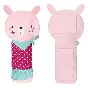 HKSICHENGKEJI Kids Seat Belt Pillow Cartoon Car Travel Pillow Neck Support Car Pillow Seat Belt Shoulder Cover Pillow Headrest Shoulder Pillow Soft Auto Seat Belt Cushion Back Cushion Car Trim