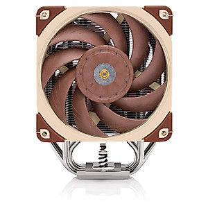 Noctua NH-U12A, Premium CPU Cooler with High-Performance Quiet NF-A12x25 PWM Fans (120mm, Brown) for Desktop