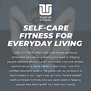 Tune Up Fitness – Alpha Ball | Larger Sized Yoga Massage Therapy Ball | Deep Tissue Myofascial Release and Pain Relief for Upper & Lower Back, Shoulders, QL, Hamstrings, Hips, Glutes, Piriformis