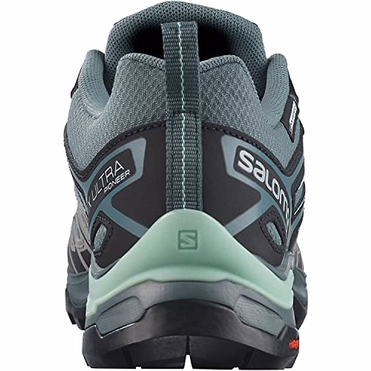 Salomon Women's X ULTRA PIONEER CLIMASALOMON™ WATERPROOF Hiking Shoes for Women, Stormy Weather / Alloy / Yucca, 8.5