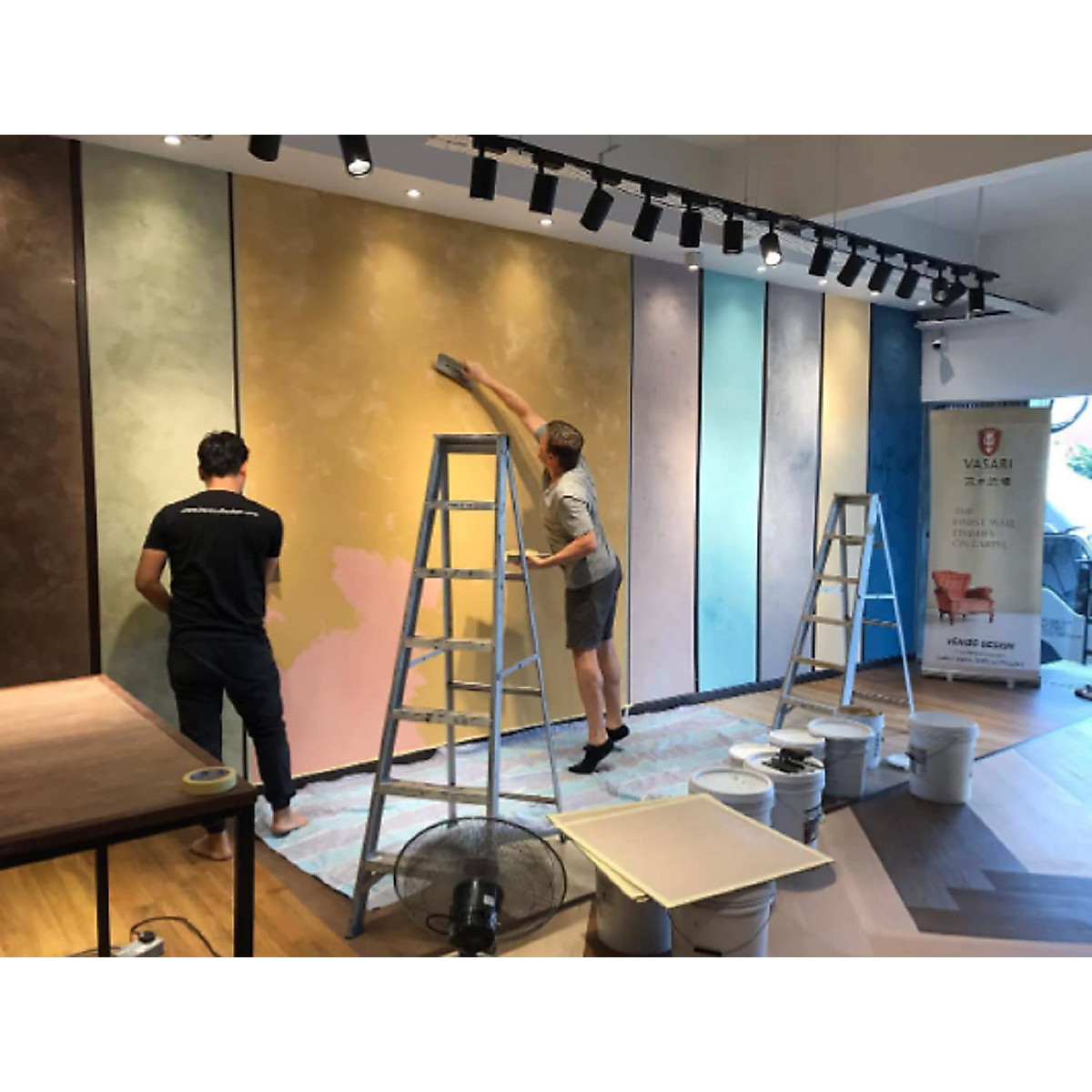 VASARI Lime Plaster & Paint | Mineral Primer| Made from Natural Lime and Powdered Marble | size: 1 Gallon