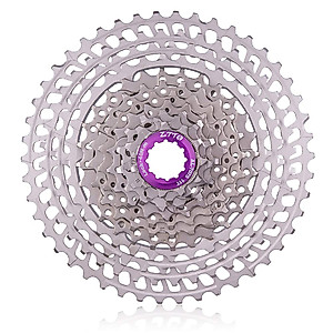 ZTTO SLR Lightweight Wide-Ratio Cassettes for 10 Speed 11 Speed 12 Speed Mountain Bikes (11 Speed 11-46t)