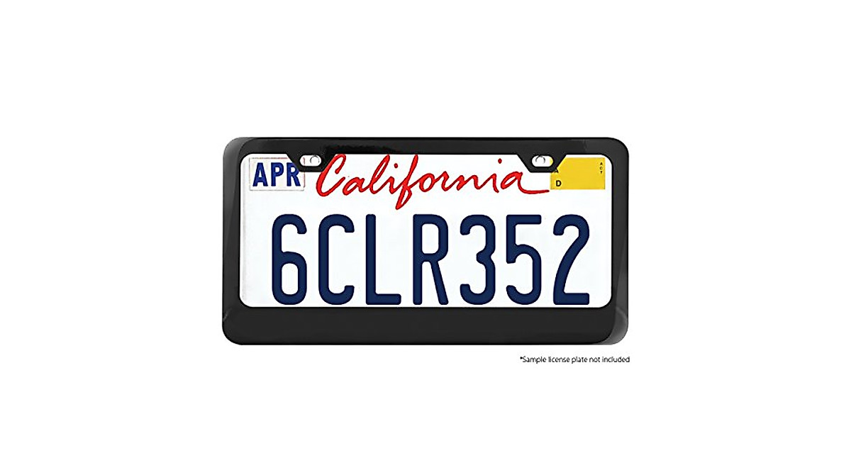 GG Grand General Black License Plate Frame - Durable & Stylish