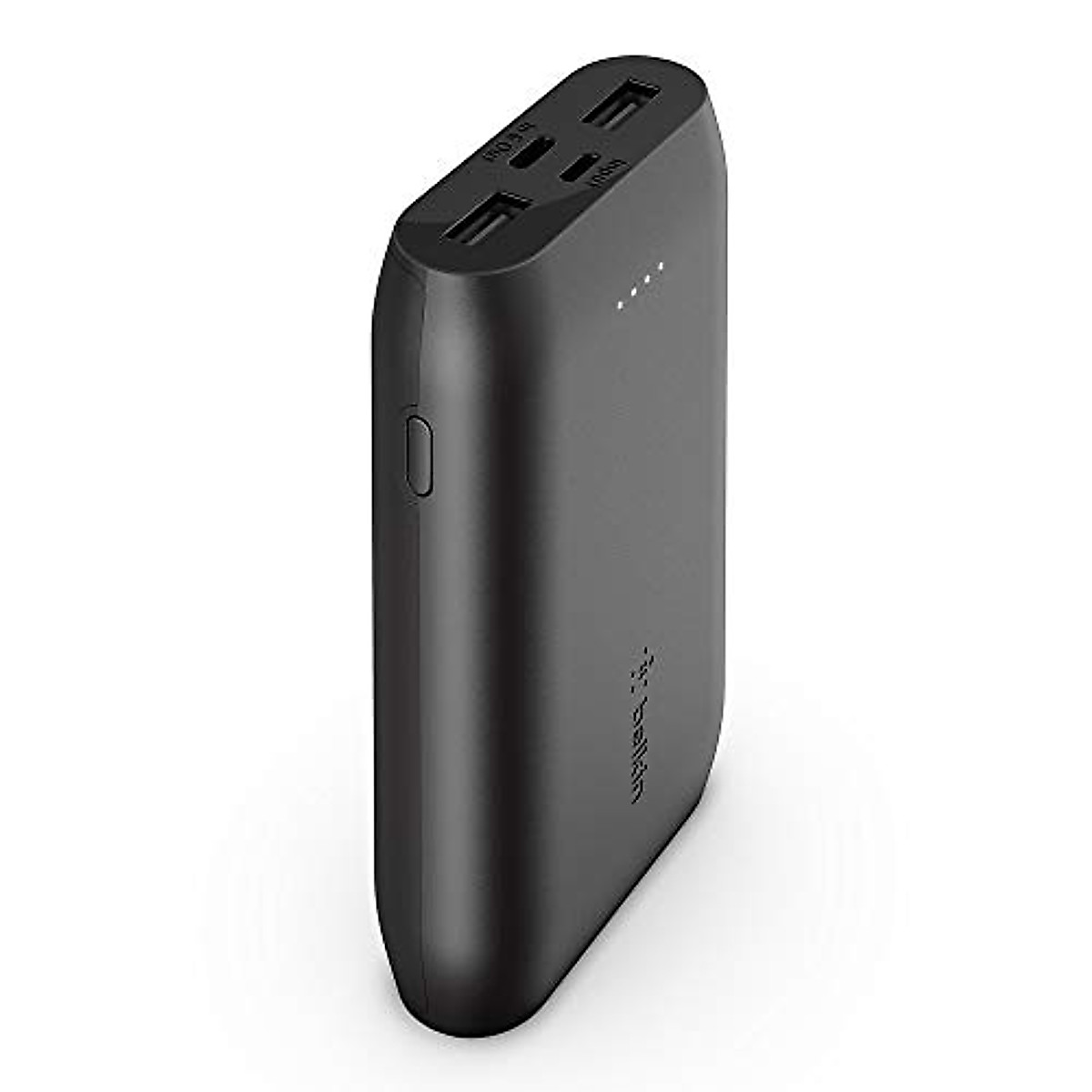Belkin BoostCharge 3-Port Power Bank 10K + USB-A to USB-C Cable - iPhone Charger - Portable Bank - 15W Charge with 3 Ports - iPhone 14, iPhone 13, iPhone 12 - USB C Cable Included - Black