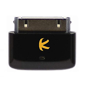KOKKIA i10s (Black) Tiny Bluetooth iPod Transmitter for iPod/iPhone/iPad with Authentication. Remote controls and local iPod/iPhone/iPad volume control capabilities. Plug and Play. Works with AirPods.