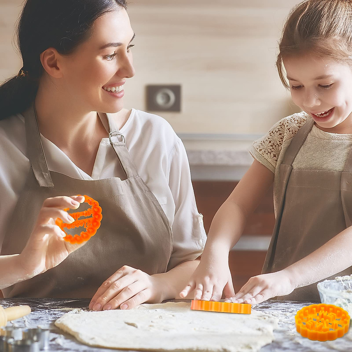 12 Pieces Funny Cookie Moulds for Baking, Cookie Moulds with Sayings Cuss Words, Cookie Cutters Form with Fun and Irreverent Phrases, Cookie Moulds with Wish Words for Kitchen DIY Supplies