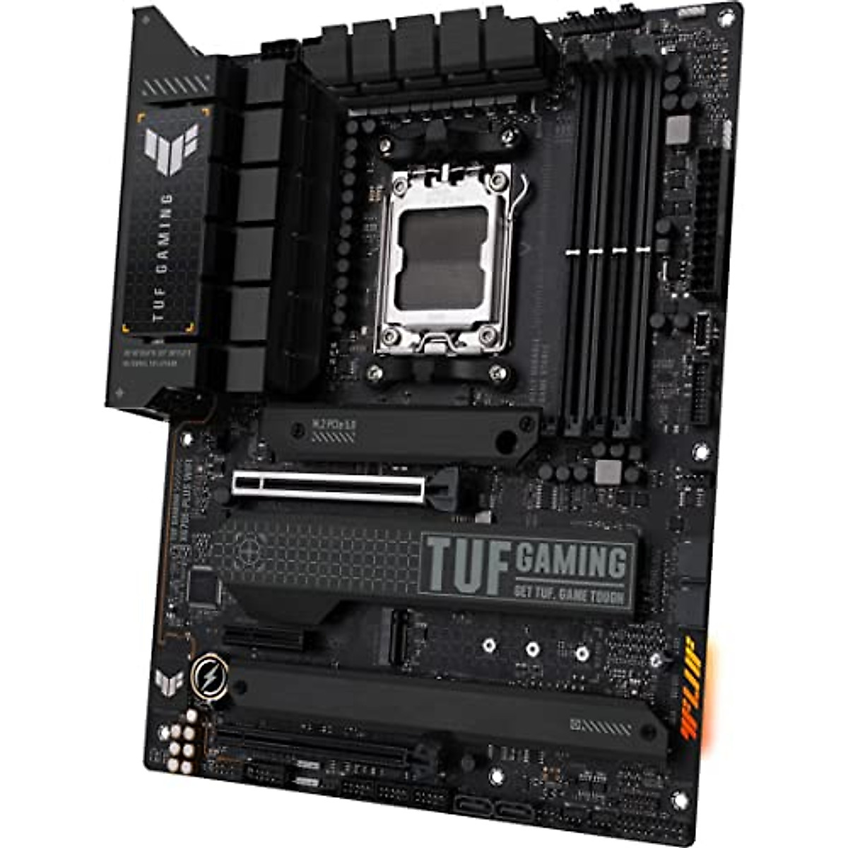 ASUS TUF Gaming X670E-PLUS WiFi 6E Socket AM5 (LGA 1718) Ryzen 7000 ATX Gaming Motherboard(16 Power Stages, PCIe® 5.0, DDR5 Memory, Four M.2 Slots,2.5 Gb LAN,USB 4, Aura RGB Lighting)