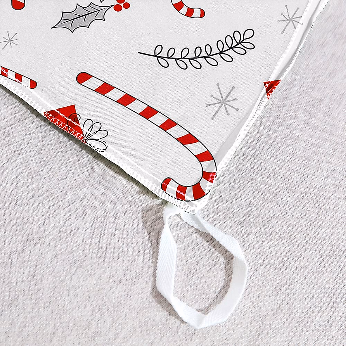 Abosbeet Christmas Duvet Cover Full Boys Girls Leaf Candy Pattern Comforter Cover Hidden Zipper Kids Bedroom Decor 2 Pillowshames White Bedding Sets Microfiber Soft Breathable Bedroom Decor