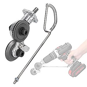 Geevorks Electric Drill Plate Cutter, 2024 New Metal Nibbler Drill Attachment with Adapter 0.8mm, DIY Metal Drill Attachment for Cutting Iron, White Sheet, Steel,Copper, Aluminum