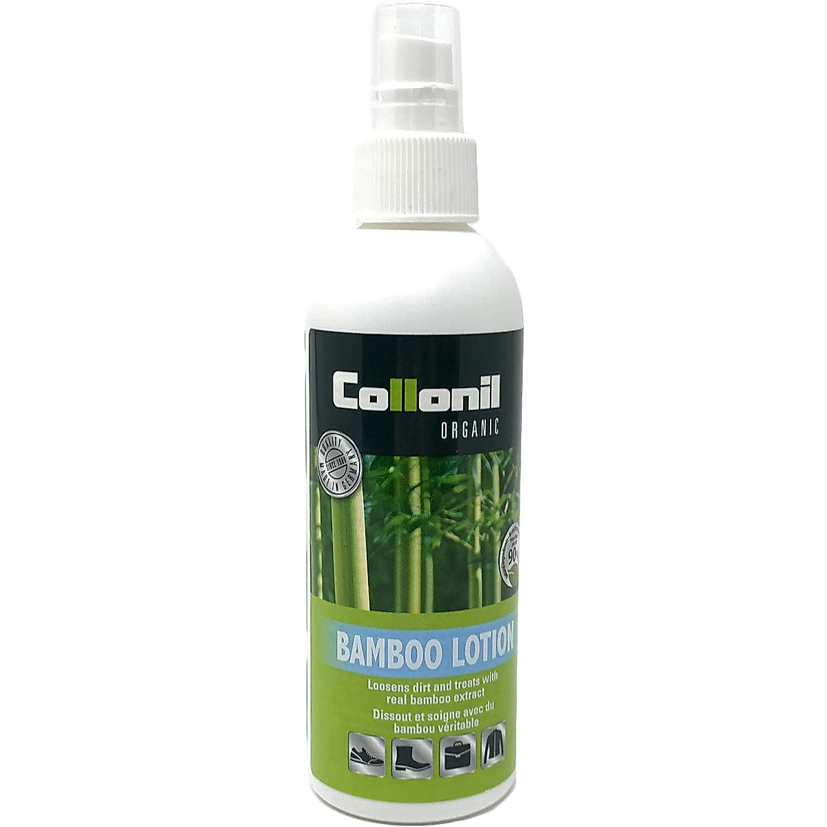 Collonil unisex-adult Shoe Care Cleaning Organic Bamboo Lotion 200 ml