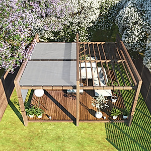 ColourTree 5' x 50' Grey Fence Privacy Screen Windscreen Cover Fabric Shade Tarp Netting Mesh Cloth - Commercial Grade 170 GSM - Cable Zip Ties Included - We Make Custom Size