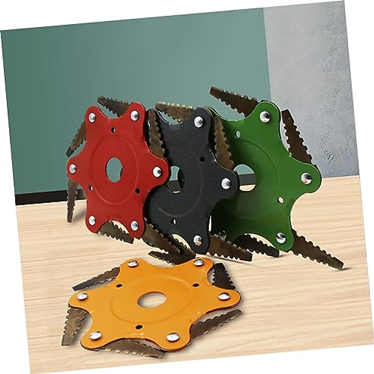 YARNOW Lawn Mower Blade 1PC Brush Cutter Blade Trimmer Heads Universal Trimmer Blade Balancer Metal Lawn Mower Grass Trimmer Blade