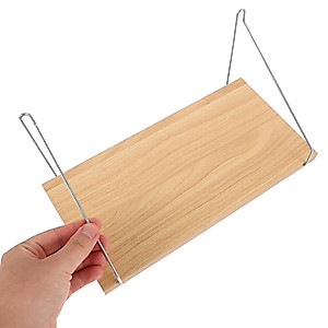 HOOTNEE Wall Shelf Storage Shelves Small Floating Shelves Wall Floating Shelf Floating Shelves Kitchen Closet Rod Support Floating Shelves for Wall Decor Organizer Shelf Wall Shelves