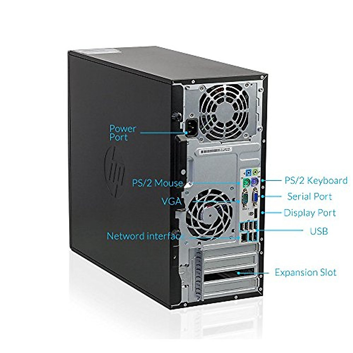 HP Desktop Computer Compaq Pro 6200 MT Intel Core i3-2100 3.10GHz 4GB Ram 250GB Hard Drive DVD+RW Windows (Renewed)