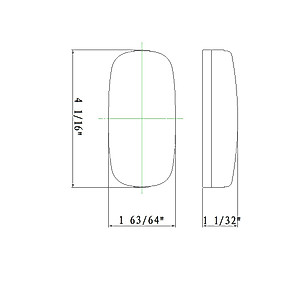Lumitronics RV Clearance Marker Light (Red)