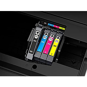 Epson Workforce WF-2860 All-in-One Wireless Color Inkjet Printer, Black - Print Scan Copy Fax - Ethernet NFC Auto 2-Sided Borderless Printing, 14 ppm, 4800 x 1200 dpi, 30-Sheet ADF, Voice Activated