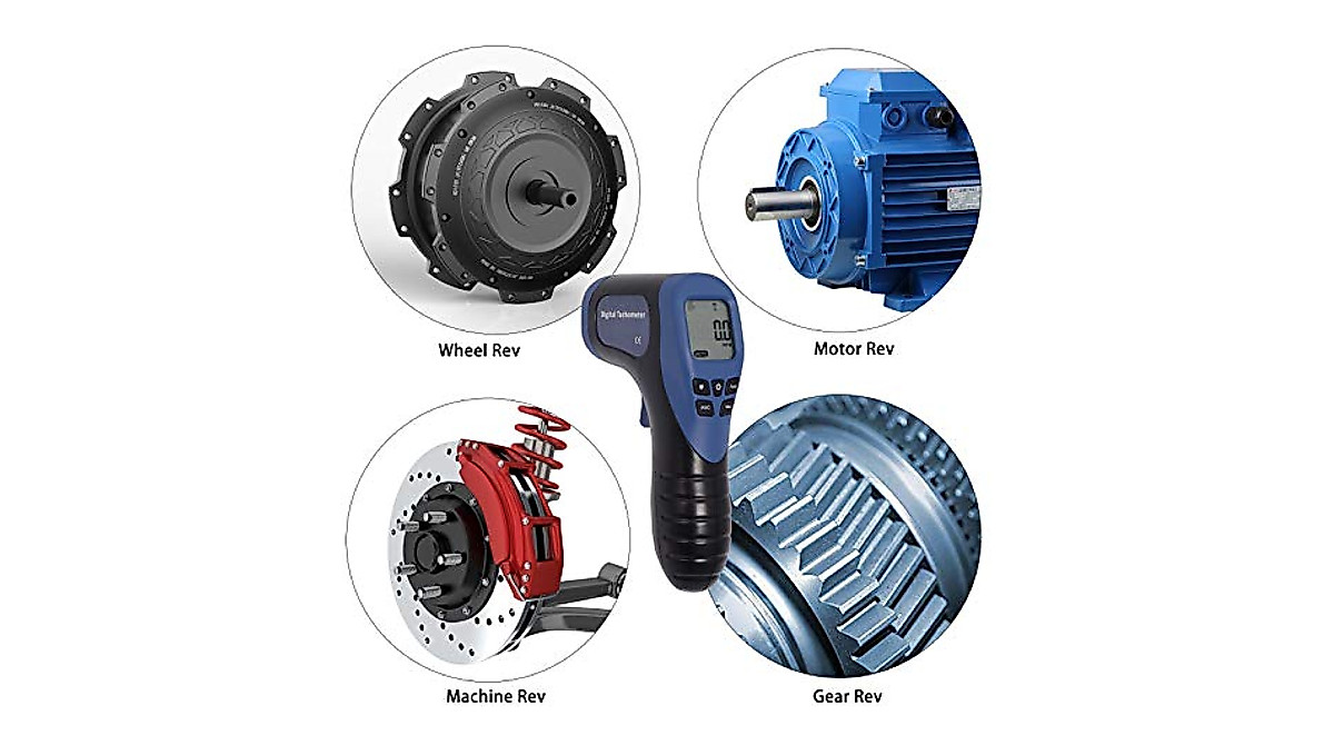 EHDIS Digital Tachometer RPM Meter - Accurate & Easy to Use