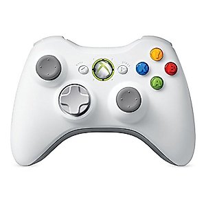 Xbox 360 Wireless Controller - White (Renewed) for PC