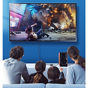 NMEPLAD 192Khz Digital to Analog Audio Converter Optical to RCA DAC Converter Toslink/SPDIF to Analog Stereo L/R, 3.5mm Jack Adapter with Optical & Coaxial Cable for PS3/4 DVD TV Headphone