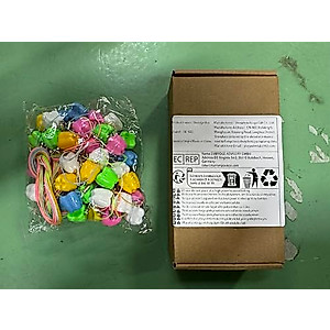 Teeth Storage Box, YOUYA DENTAL Lovely Baby Milk Tooth Fairy Box Tooth Organizer Teeth Save Box Container with Necklace Cases Gift for Kids Children- Colorful(50 Pieces)