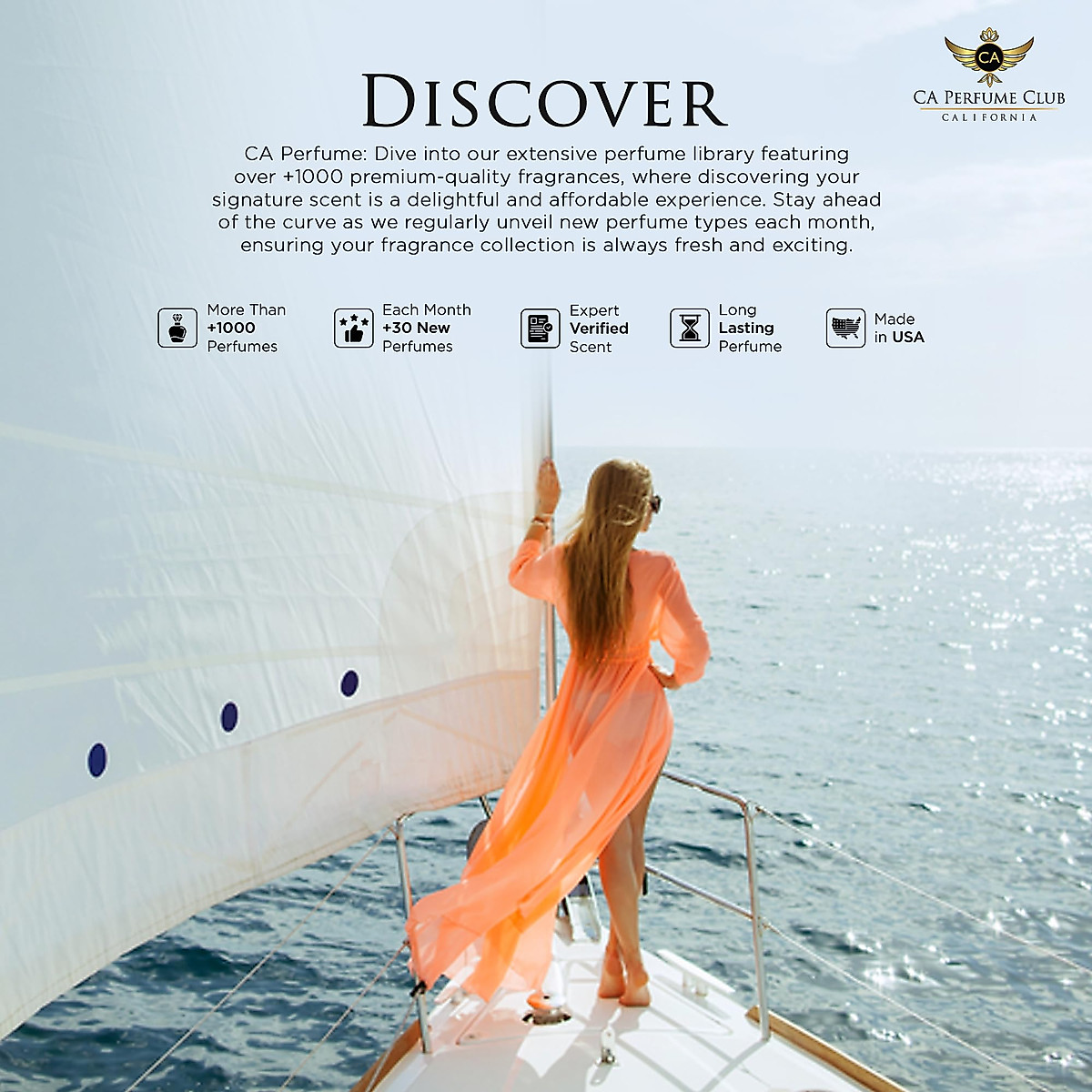 CA Perfume Impression of Mademoiselle For Women Fragrance Eau de Parfum Spray Refillable Bottle 2 Fl Oz/60ml X2